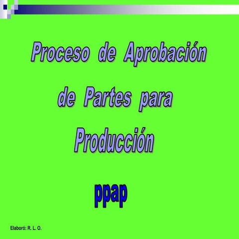 Ppap | PPTX