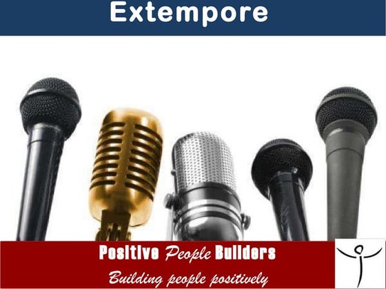 Extempore | PPT