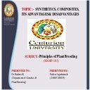 Synthetic & Composite Varieties in Plant Breeding | PPTX