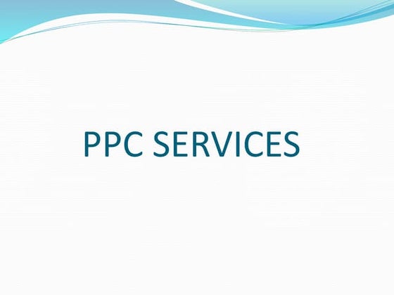 PPC OVERVIEW | PPT