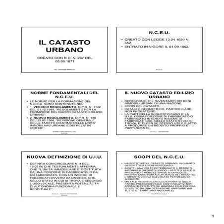 catasto formazione | PDF