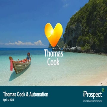 PPC Automation for Thomas Cook NL | PDF