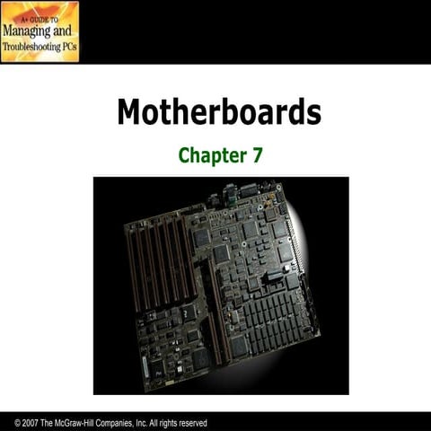 PP_ch07f motherboard chapter 7 parts and classification, types .ppt