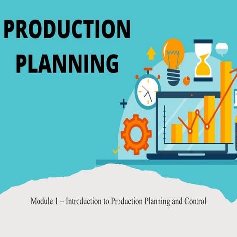 PPC introduction to Prodcution Planning & Control | PPTX