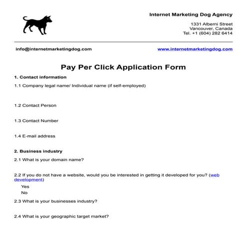 PPC Request Form | PDF