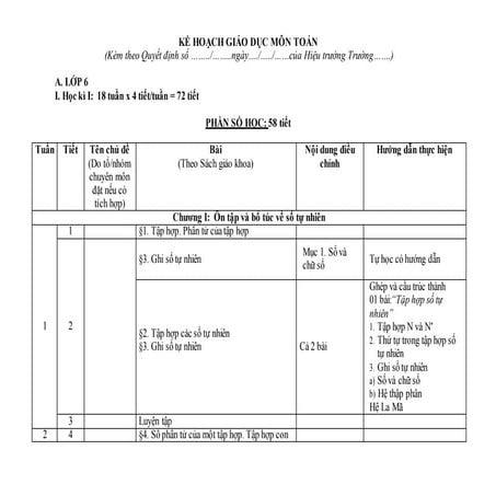 Ppct toan 6789 nam 2020 2021 | PPT