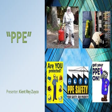 Ppe | PPTX | Medical Health