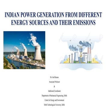 PATHWAYS TO DECARBONISATION – MODELLING TAMIL NADU’S POWER SECTOR ...
