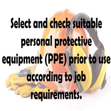 PPE quiz question | PDF