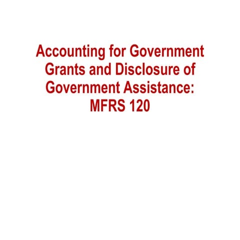 PPE2 Government Grants Financial Accounting Report 2 | PDF