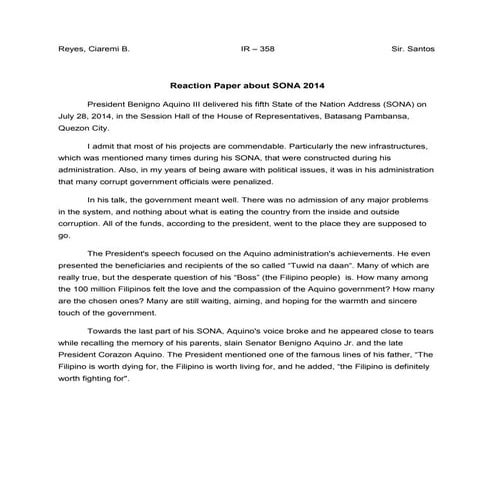 Introduction in sona | DOCX