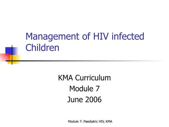 pediatric hiv aids.pptx | Infectious Diseases | Diseases and Conditions