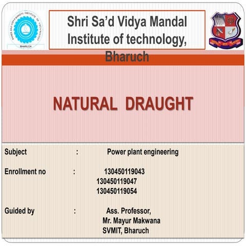 Natural Draught | PPTX