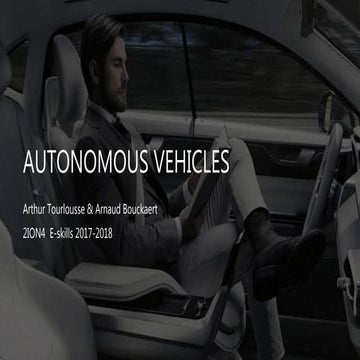 Autonomous Vehicles | PPT