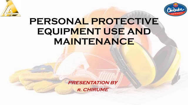 Importance of PPEs in prevention of Hazards.ppt