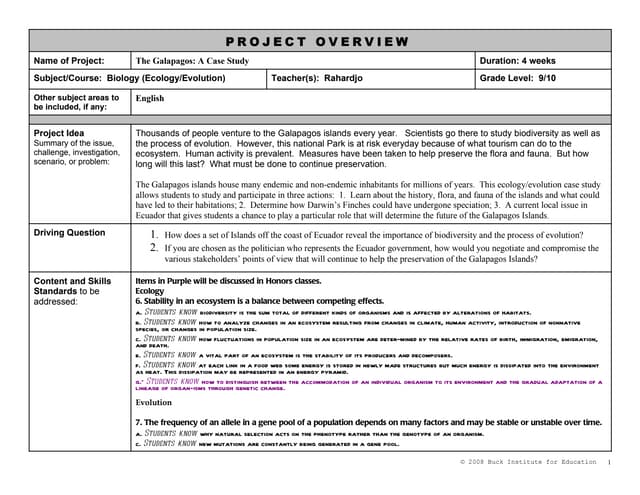 Topic 5: Ecology and Evolution | PPTX