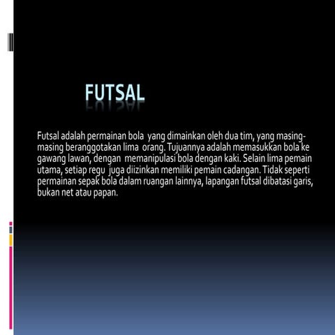 Futsal | PPTX