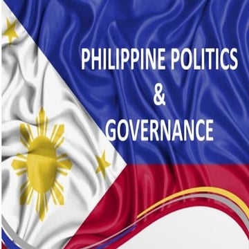 Evolution of Philippine Politics and Governance | PPTX