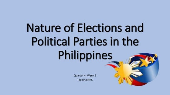 Lesson 10: POLITICAL PARTIES | PPT