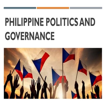 Philippine Politics and Governance - PPG | PPTX