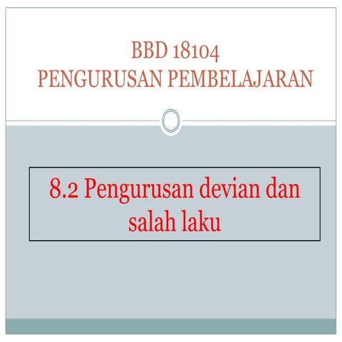 P Patemetik G5 Mumpulan S ( 8.2 Kengurusan Cevian Dan Palah Daku ) | PPT