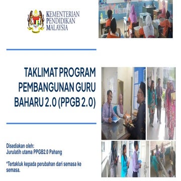 PPGB 2.0 GURU BAHARU SELURUH MALAYSIA 2024 | PDF