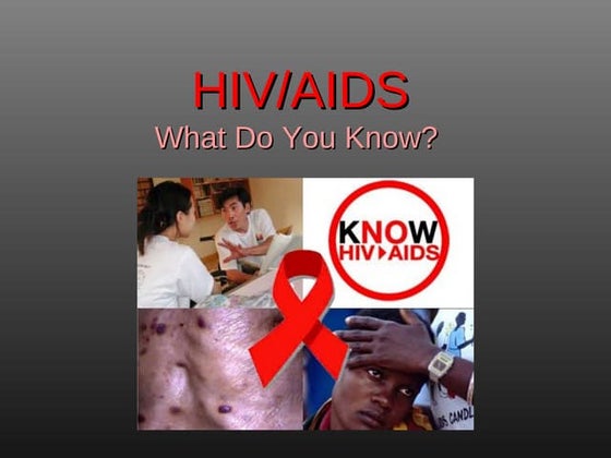 HIV/AIDS powerpoint | PPT