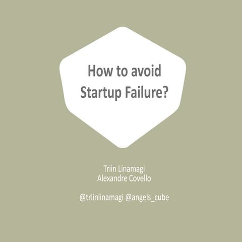 How to avoid Startup Failure? | PPT