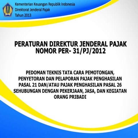 PPh Pasal 21 | PPTX