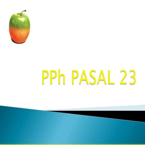 PPh Pasal 23 | PPTX