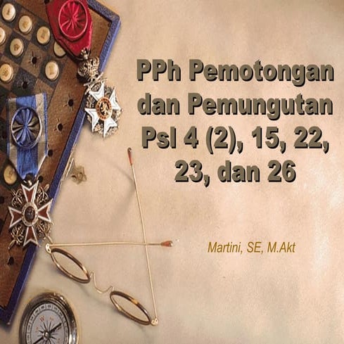 Pph pot put 22, 23, 36, 4(1), 15 | PPT