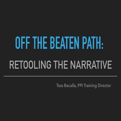 Retooling the Narrative | PDF