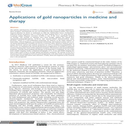gold (Au) nanoparticles (in medicine) . pptx | PPTX