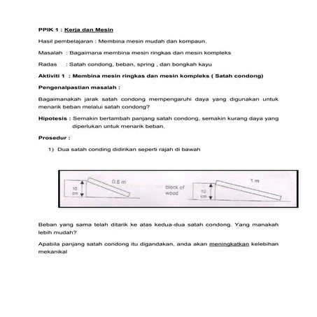 LERAIAN DAYA-FIZIK TINGKATAN 5 KSSM (DAYA DAN GERAKAN II) | PPTX