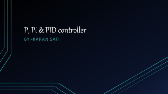 Pid Controller P I And D Control Comparison Pi Pd And Pid Controller