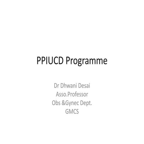 Intrauterine contraceptive devices ( IUCDs) | PPT