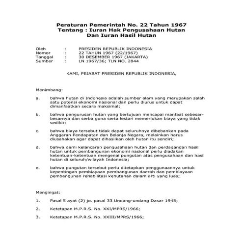 Pp iuran hph | PDF