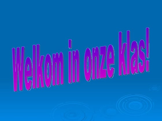 Ouderinformatieavond groep 3 | PPT