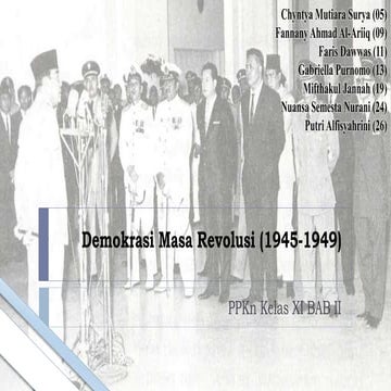 PPKn (Demokrasi Masa Revolusi (1945 1949)) | PPTX