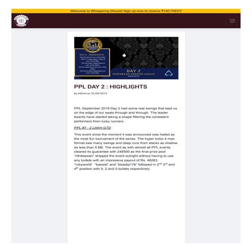 Ppl day-2-highlights | PDF