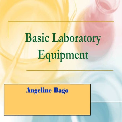 Chemistry laboratory apparatus | PPT