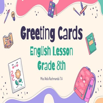 Materi Pembelajaran Greeting Cards Kls. VIII.pptx