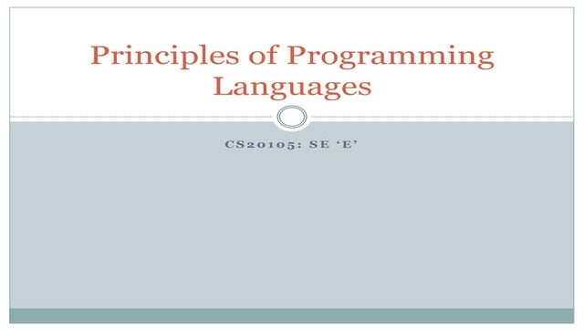 Evolution of Programming Languages Over the Years