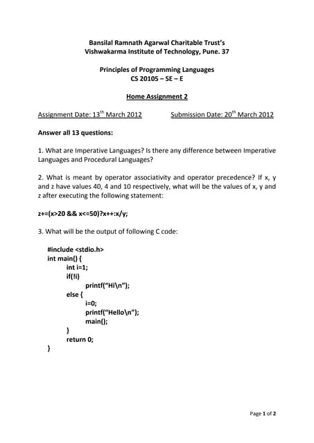 Ppl Home Assignmentunit2 Pdf 1191