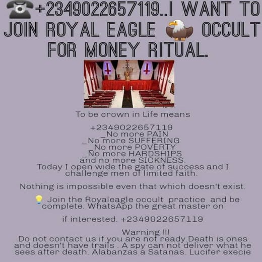 @@how to Join @occult for money ritual..☎️+2349022657119. | PDF