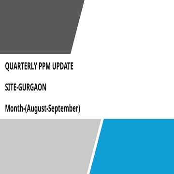 PPM of electrical items and maintenence schedule.pptx