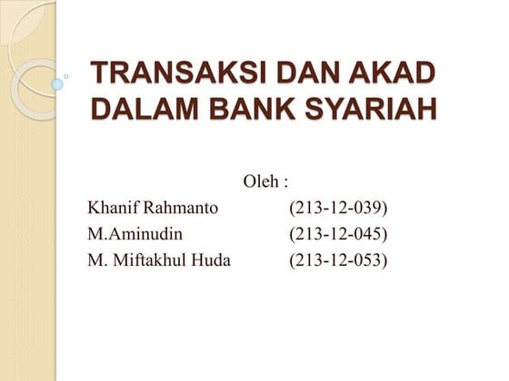 konsep akad dan akad bank syariah.ppt