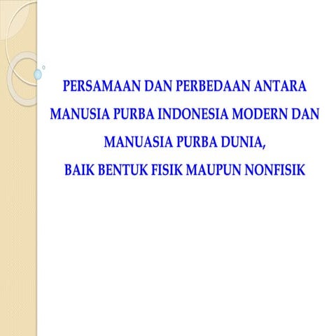 Pp manusia purba | PPT
