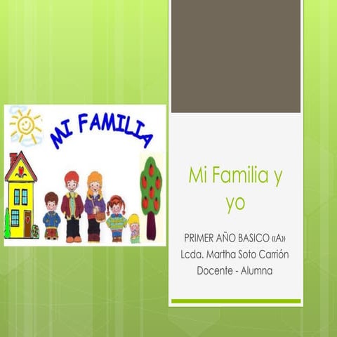 MI FAMILIA Y YO | PPTX