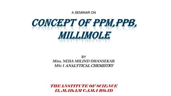Phenate method of ammonia | PDF